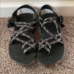 Chaco Shoes | Womens Mega Zcloud Barred Black White | Poshmark